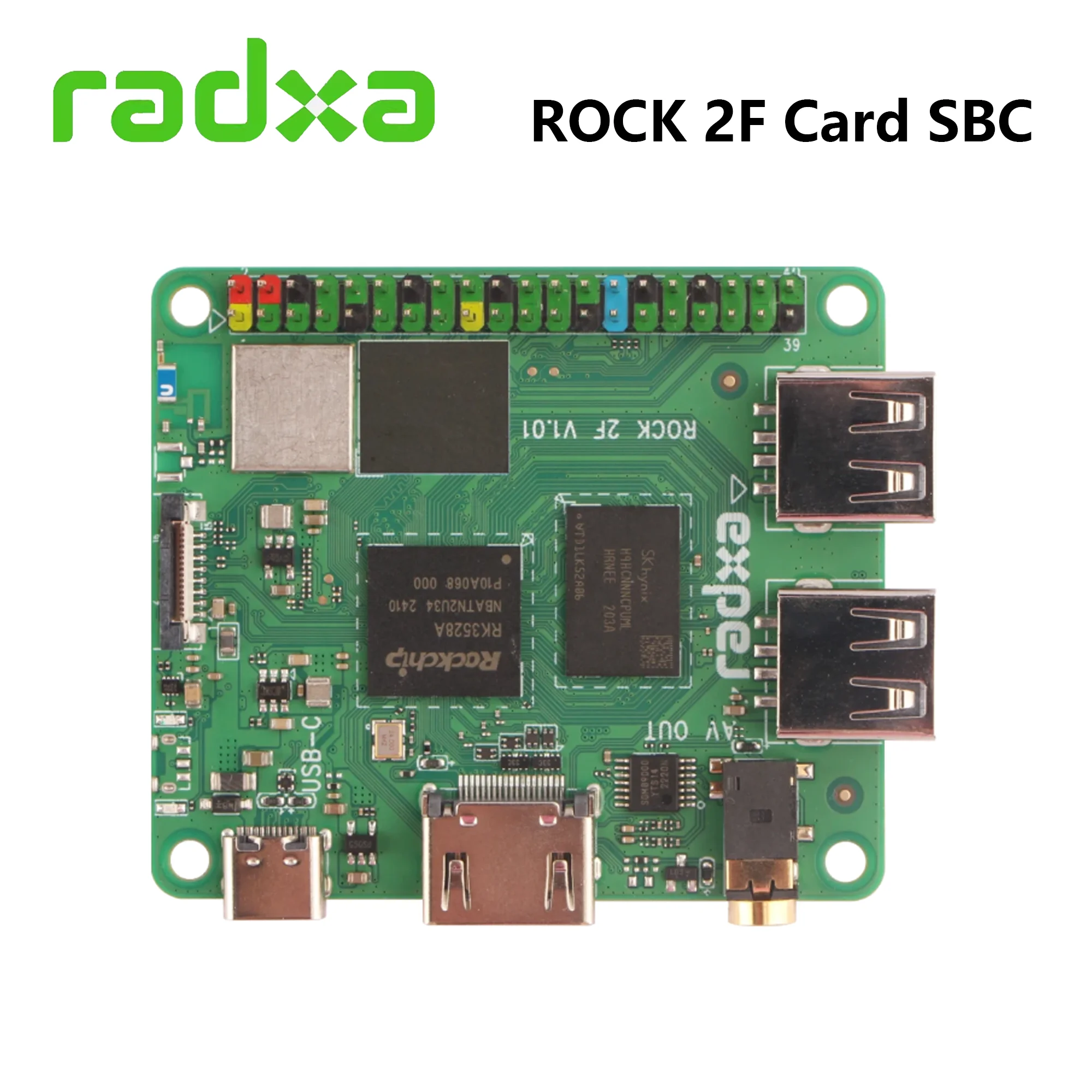 Компьютер с картой Radxa ROCK 2F 4K RK3528A LPDDR4 Стандартный HDMI с ...