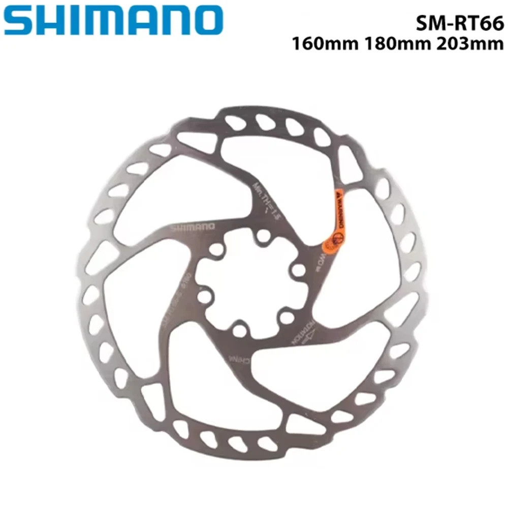 SHIMANO SM-RT66 Ротор дискового тормоза, 6 болтов, тип 160 мм, 180 мм ...