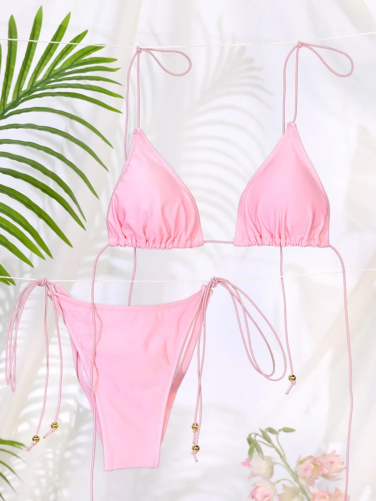 Бандажное бикини из нейлона NameIsNotDefined | AliExpress