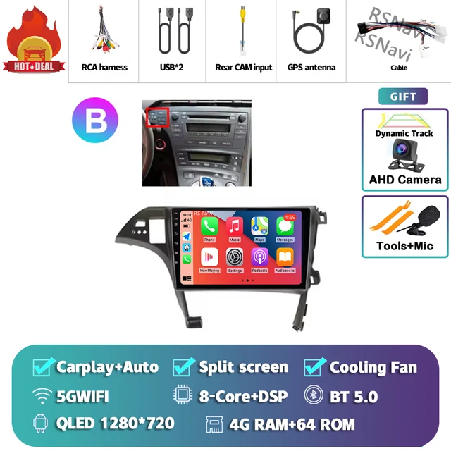 Android 15 Carplay авто автомобильный радиоприемник мультимедийный ...