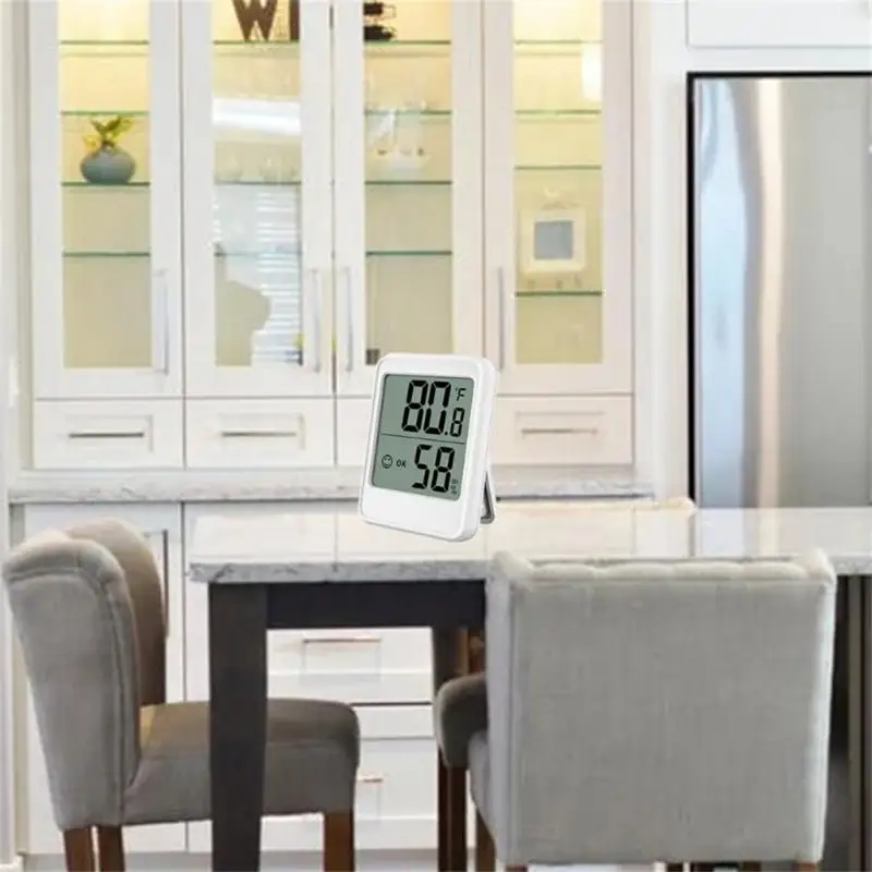 Large Size LCD Digital Thermometer Hygrometer Indoor Room Temperature ...