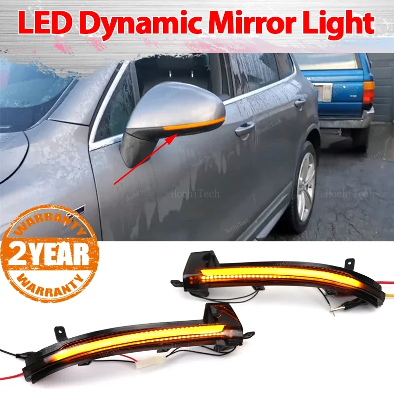 2pcs Flowing Mirror Dynamic LED Turn Signal Light Car Styling For ...