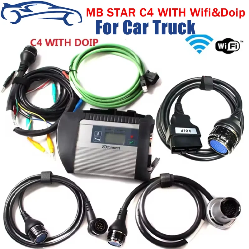 A +++ MB Star C4 с Wi-Fi SD Connect C4 obd2 Кабель мультиплексора ...
