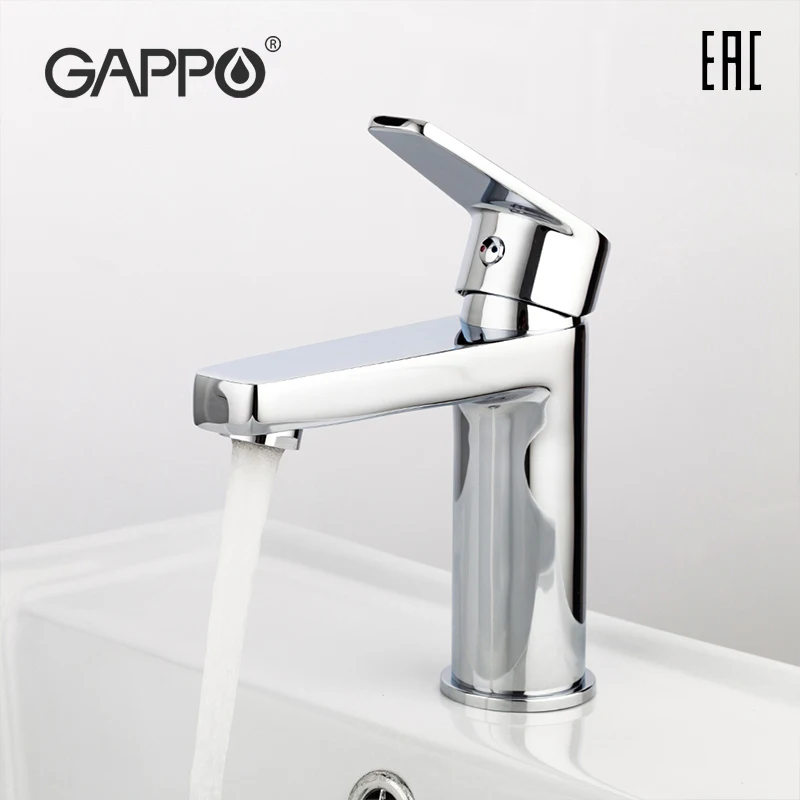 Смеситель для раковины Gappo, кран для ванной комнаты, для холодной и горячей воды, для ...