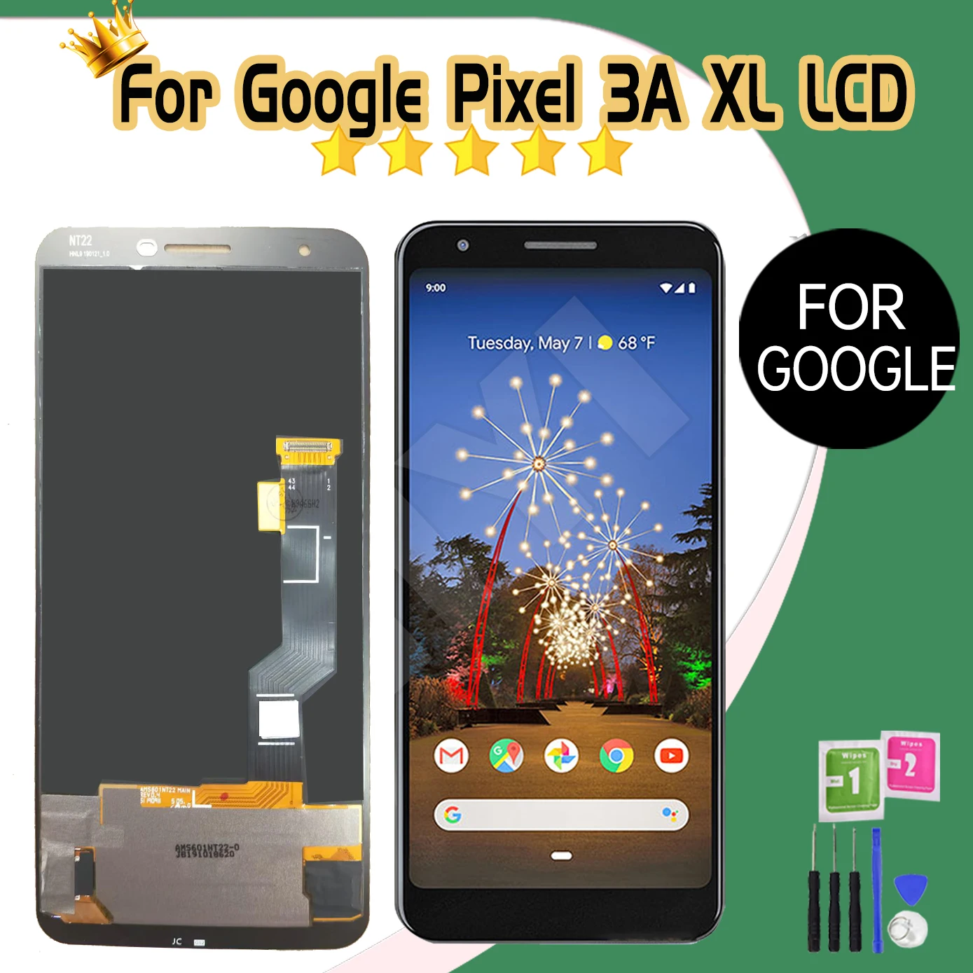 6,0 "OLED для Google Pixel 3aXL ЖК-дисплей для Google Pixel3aXL ...