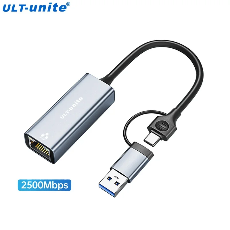 ULT－unite 2.5G USB C Ethernet адаптер | AliExpress