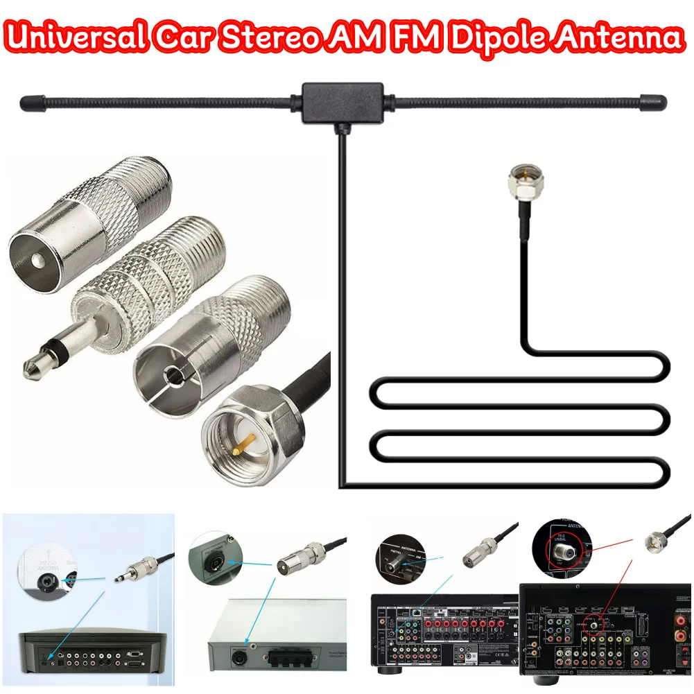 Клейкая антенна AM FM-радио F | AliExpress