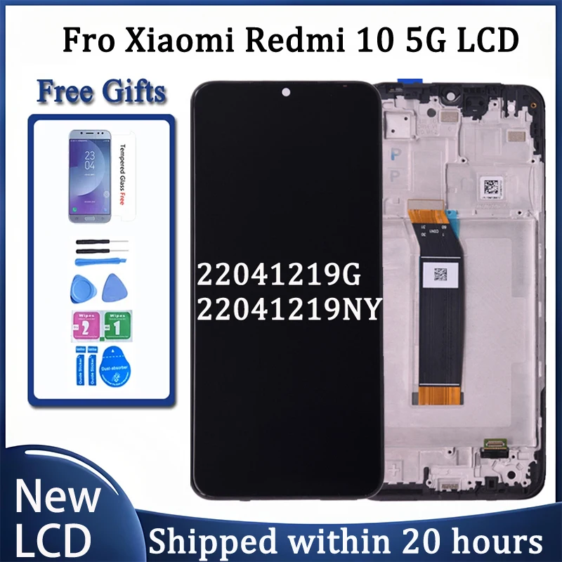 22041219G Экран для Xiaomi Redmi 10 5G ЖК-дисплей Цифровой сенсорный ...