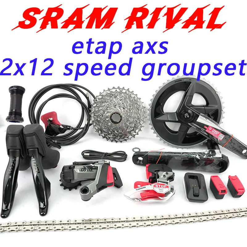 SRAM Rival eTap AXS 2x12 скоростной беспроводной групсет | AliExpress