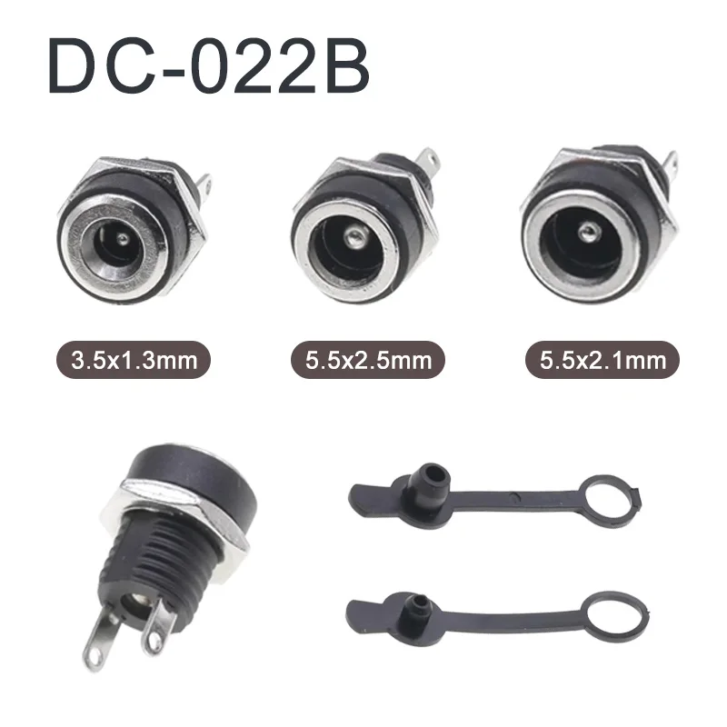10/50 шт. DC022B разъем питания постоянного тока 3,5x1,3 гнездовой ...