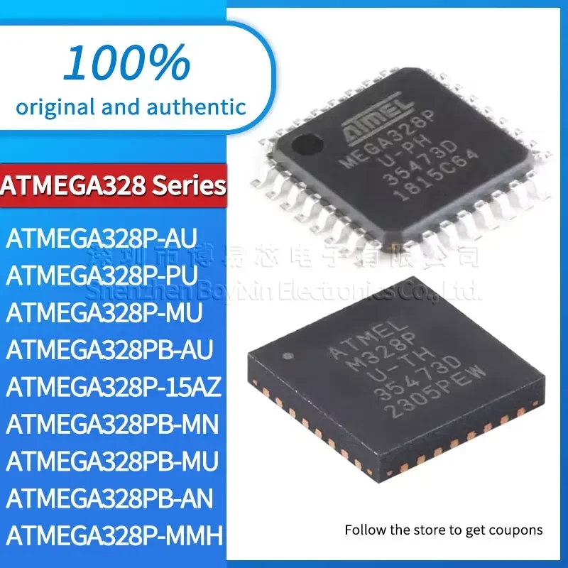 ATMEGA328P-PU ATMEGA328P-15AZ ATMEGA328P-MU ATMEGA328PB-AU ATMEGA328P-AU ATMEGA328PB-MNMUAN ...