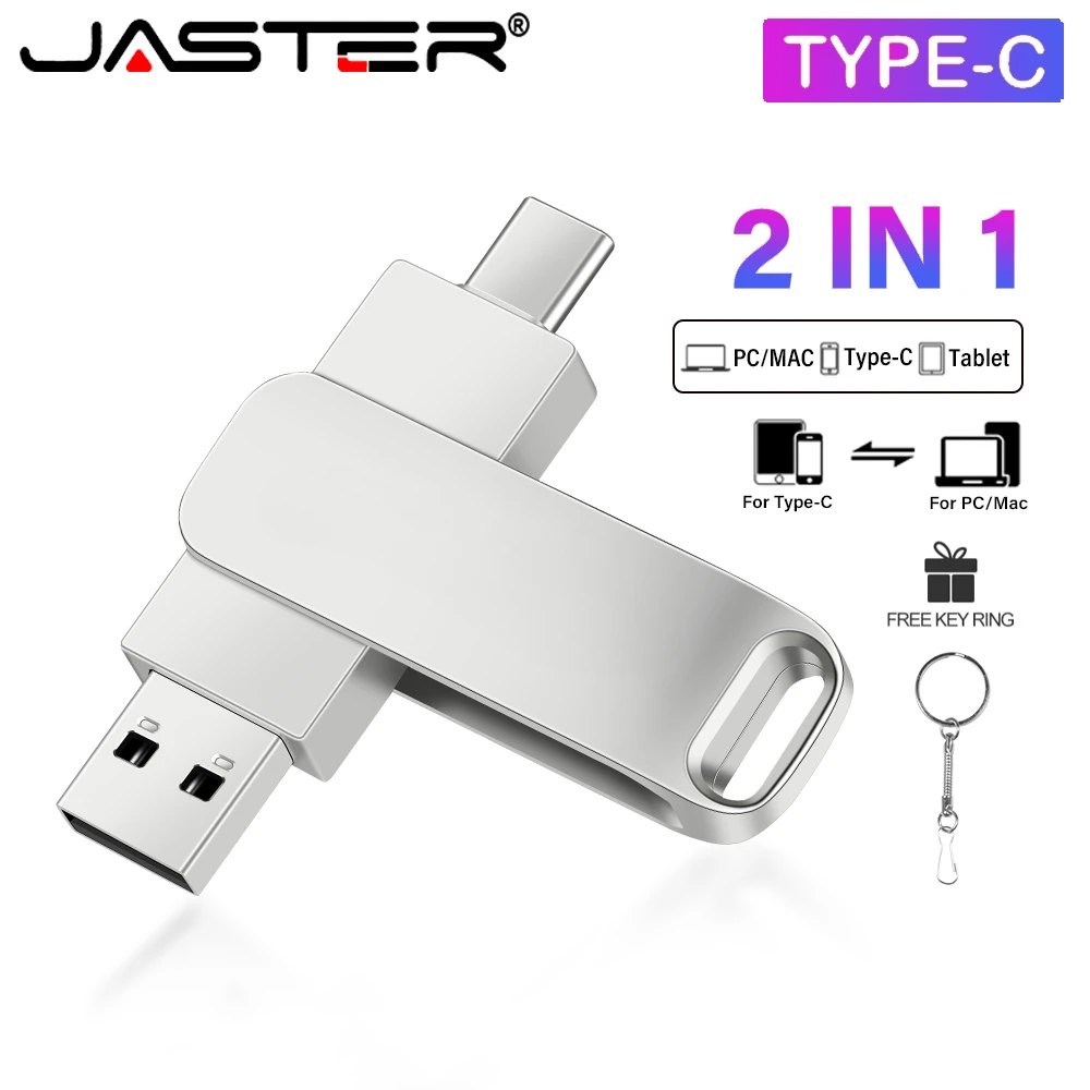 JASTER USB-накопитель TYPE-C металлический 128 ГБ | AliExpress