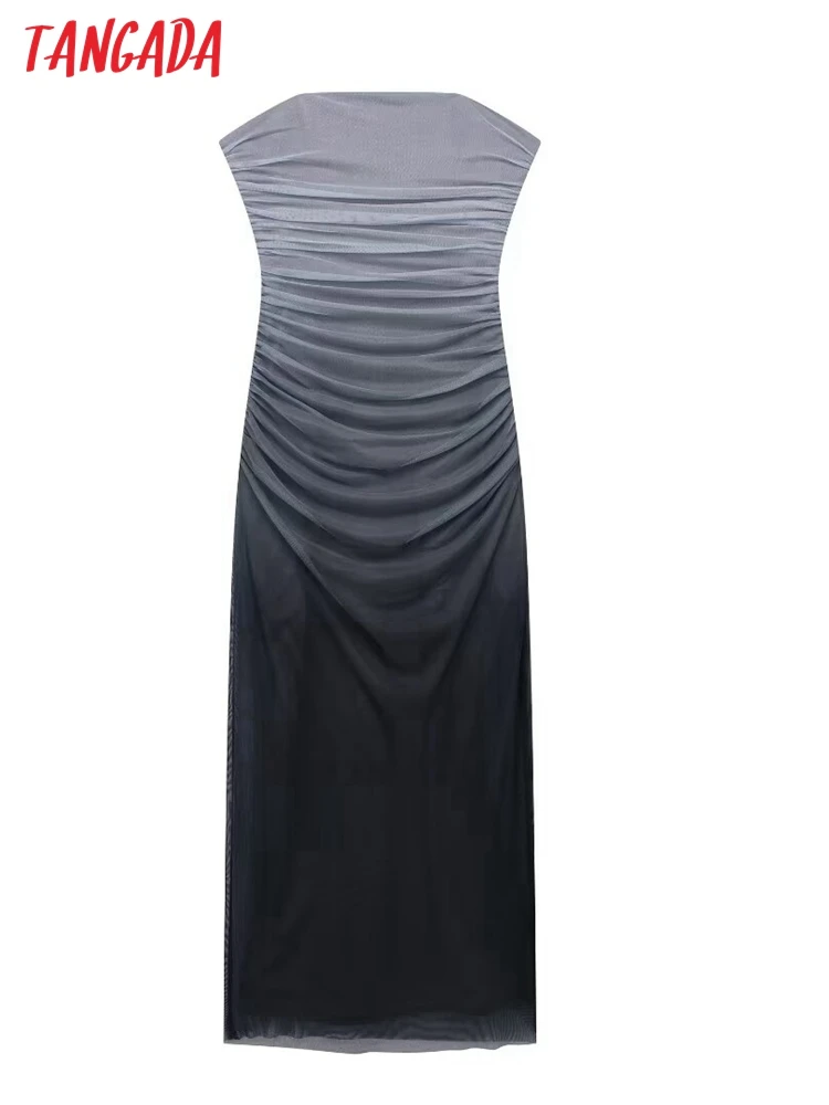 Платье женское длинное сетчатое Tangada Aliexpress