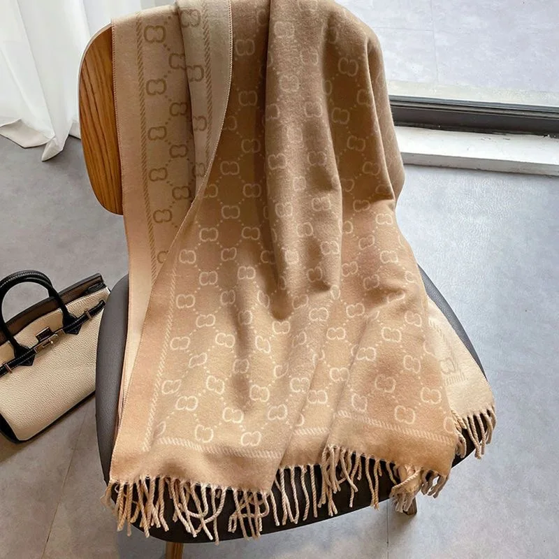 Женский осенне-зимний шарф GUCCI стандарт190*65cm | AliExpress