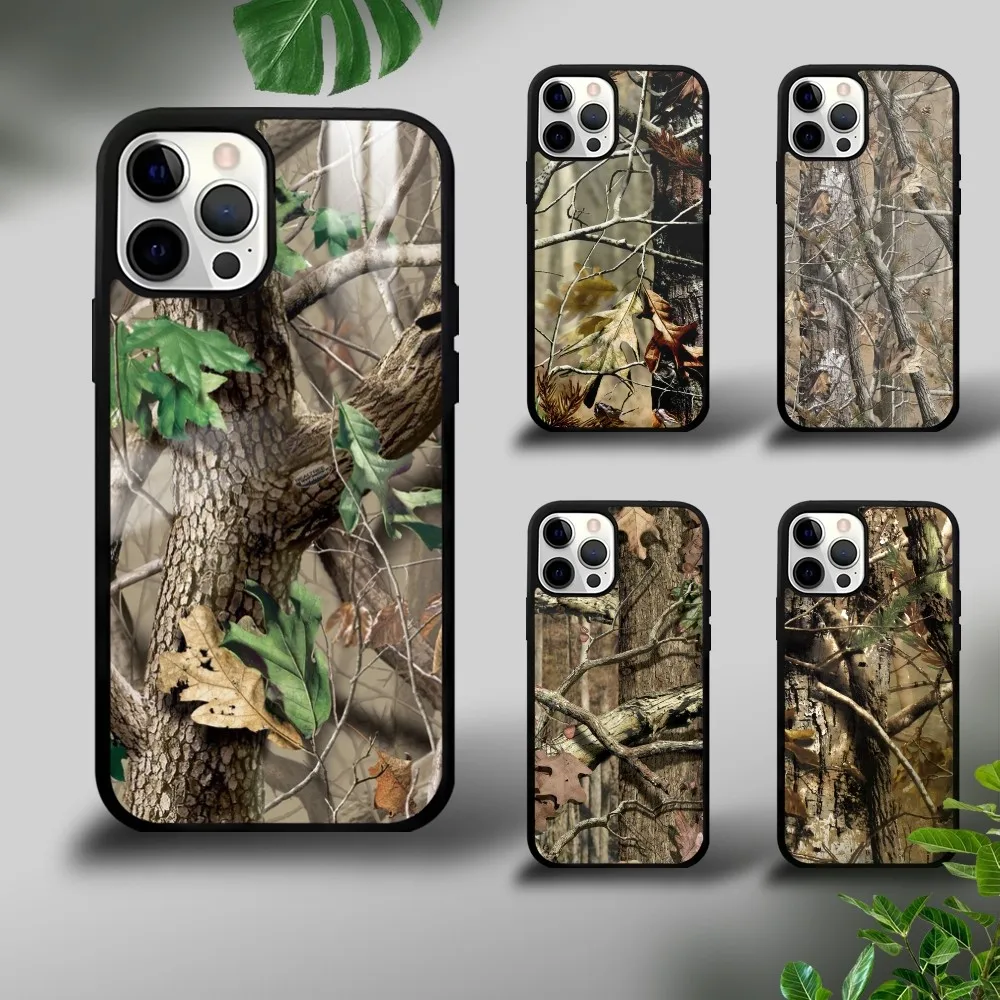 Hunting Camo Phone Case For iPhone 16 15 14 13 12 11 Pro Xs Max Mini ...