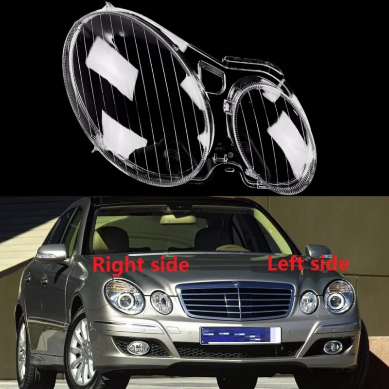 Для Benz W211 E240 E200 E280 E300 2004 2005 2006 2007 2008 2009 автомобильные фары крышка фары ...