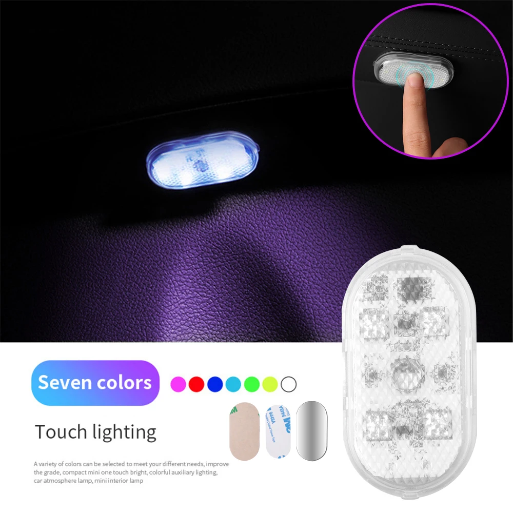 Car Interior Dome Light Finger Touch Sensor Reading Lamp 5V LED ...