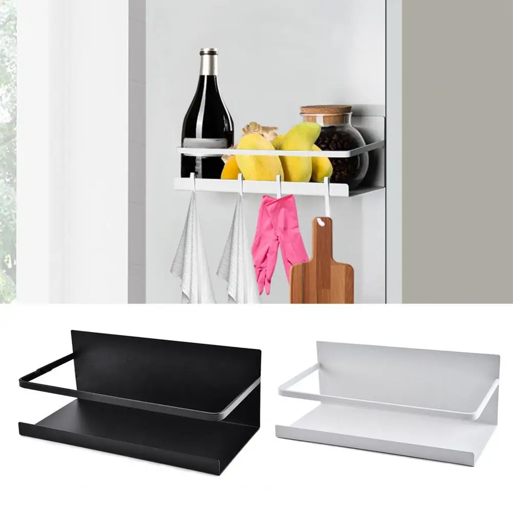 Heightened Guardrail Refrigerator Organizer Space-saving Magnetic Spice ...