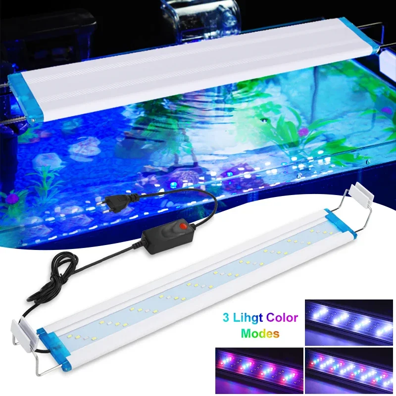 Светодиодный светильник для аквариума Rgb, 18-58 см | AliExpress