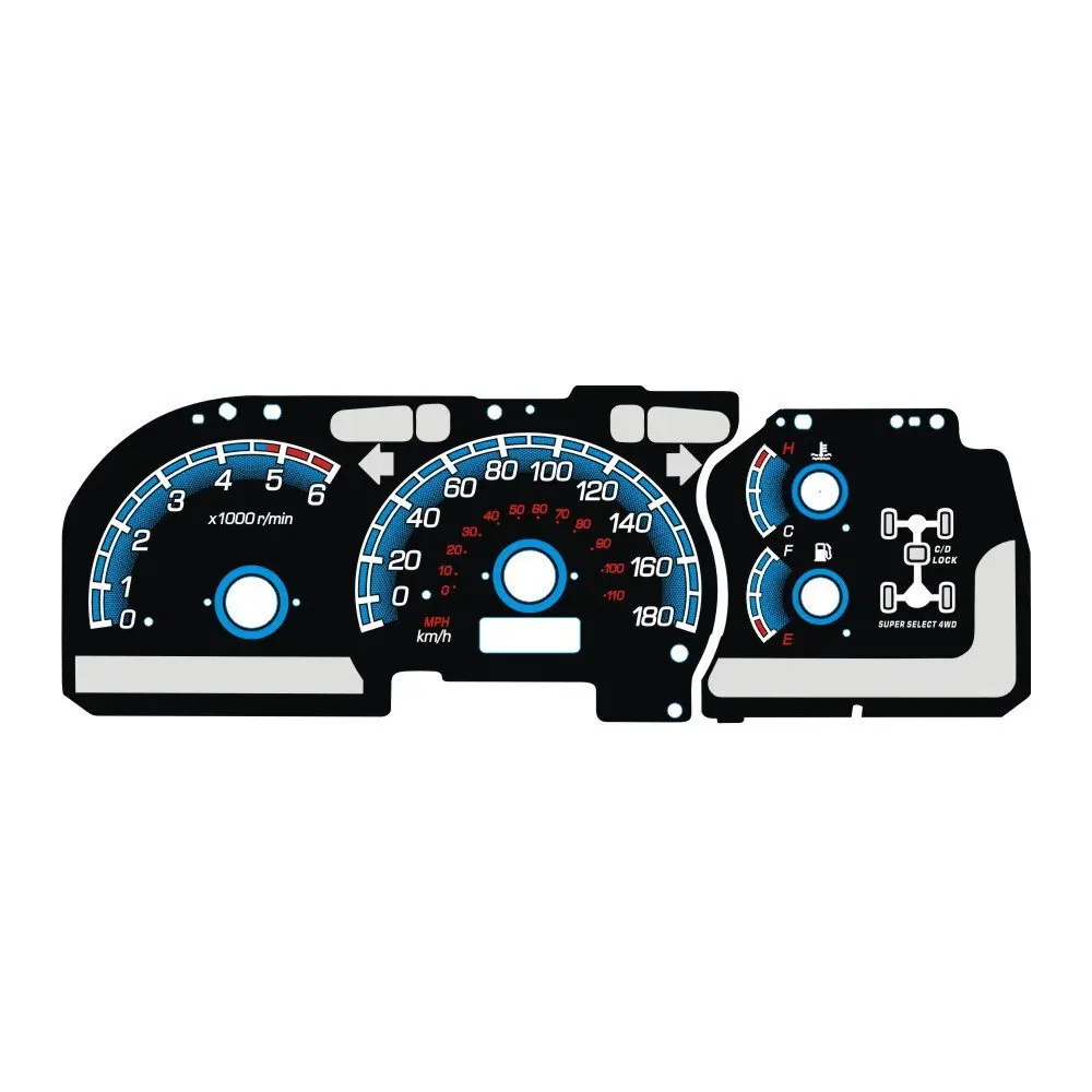 SD Motor EL Glow Gauge Плазменный циферблат Автоматическая коробка ...