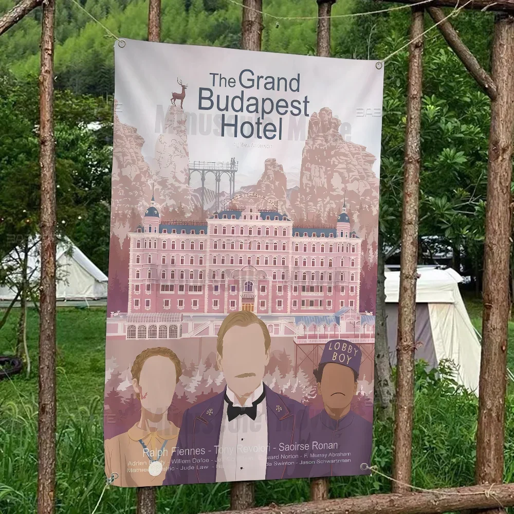 The Grand Budapest Hotel Anime Chart Flag For Living Room Home Dorm ...
