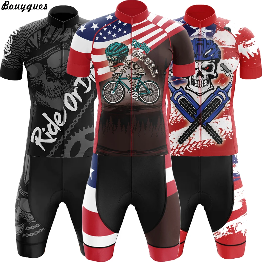 Pro Cycling Jersey Set Men Cycling Set Outdoor Sport Bike Clothes Women