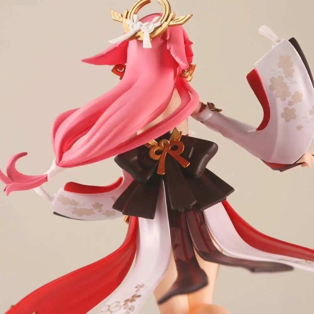 Yae Miko Genshin Impact Figure Fox Statue Kamisato Ayaka Action Figure ...
