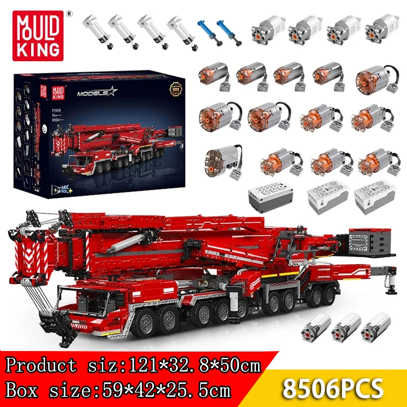 MOULD KING 17007 17008 Liebherr LTM 11200 Строительный Кран | AliExpress