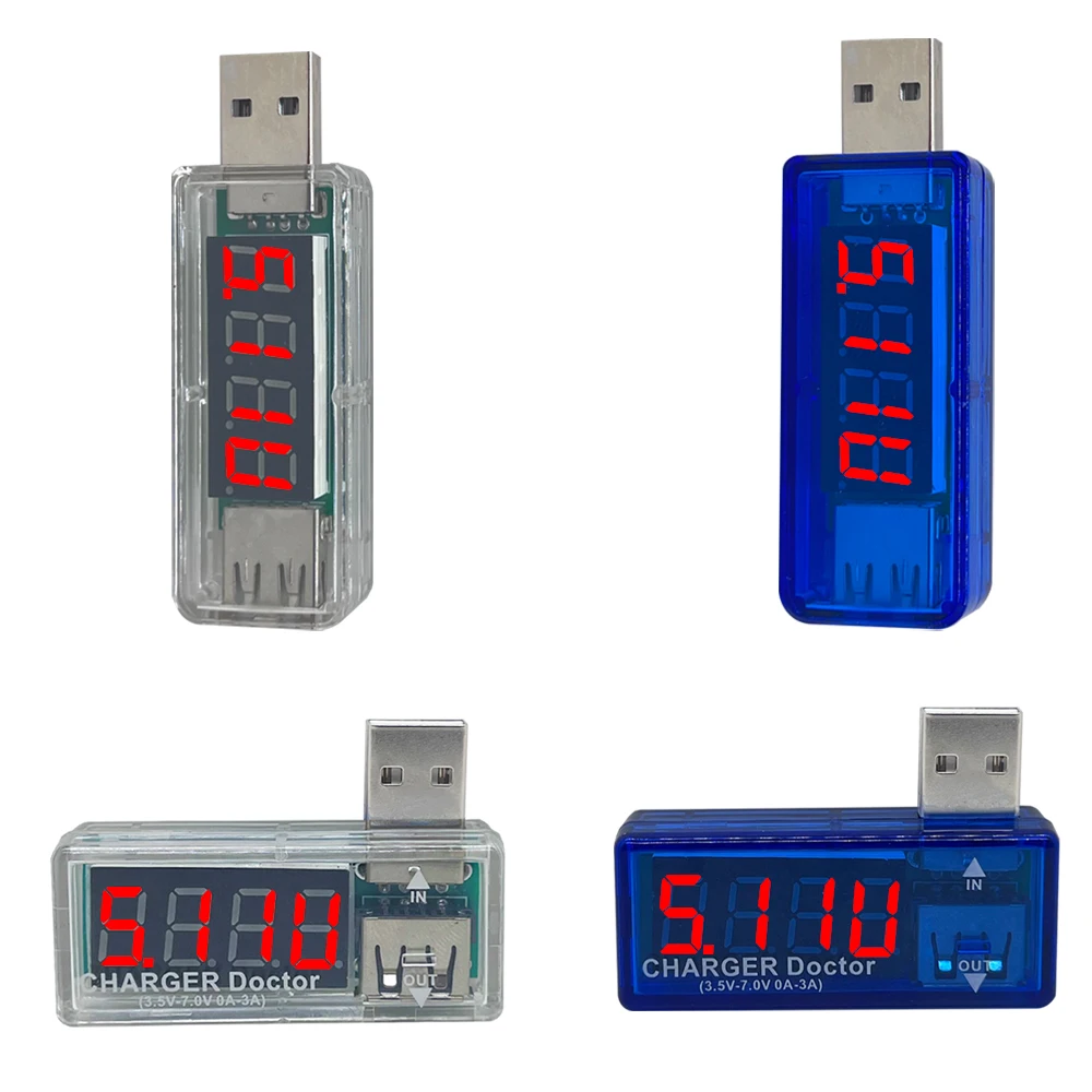 Digital USB Charging Current and Voltage Tester Mini USB Charger ...