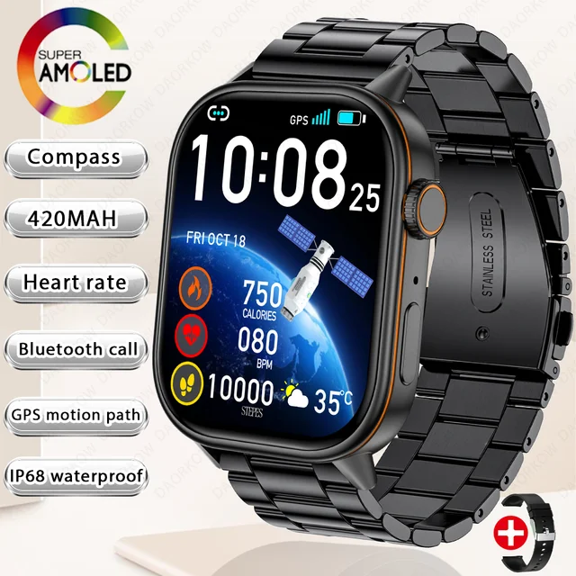 DAORKOW Smartwatch GPS Мужские | AliExpress