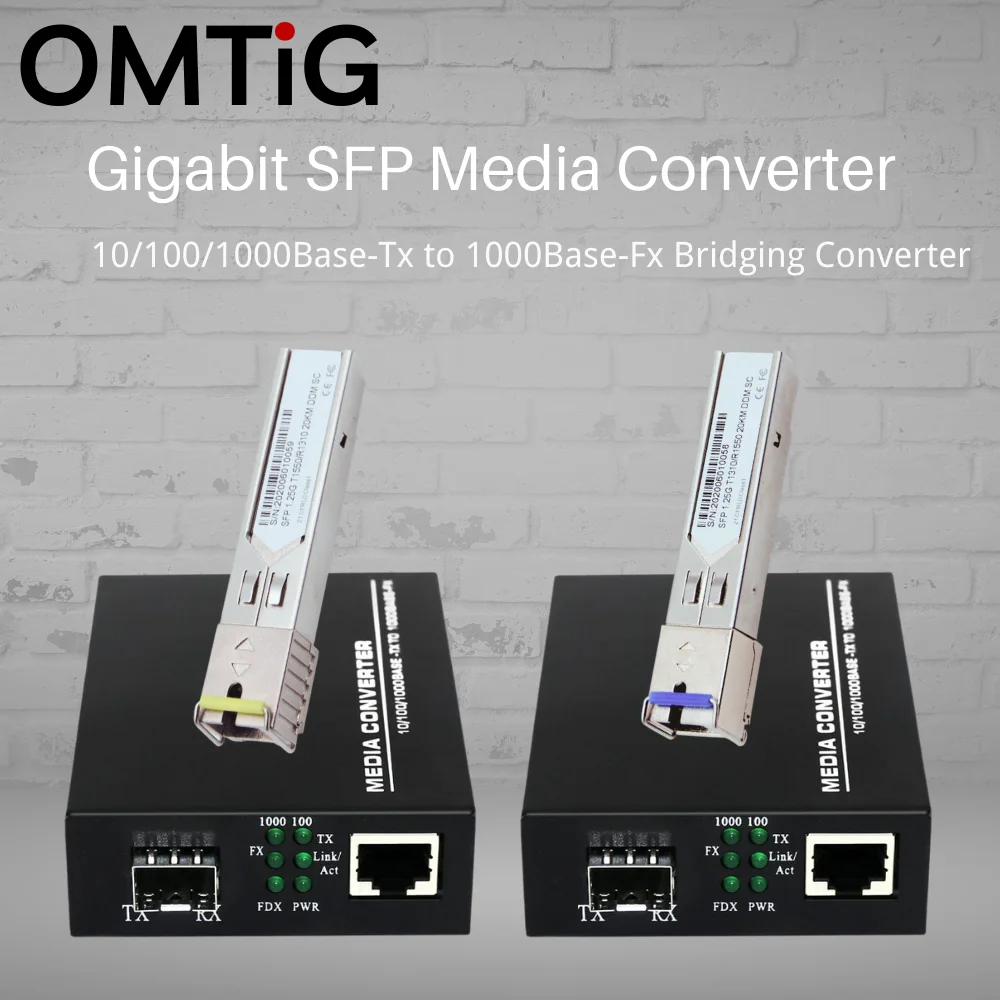 OMTiG AnnLinkee 1 гигабитный медиаконвертер SFP | AliExpress
