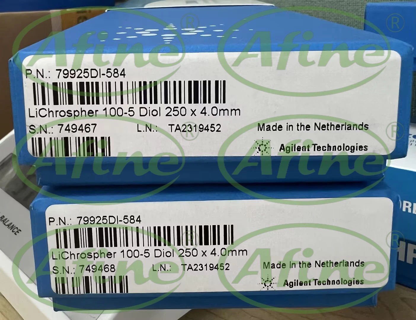 Колонка AFINE Agilent 79925DI-584 LICHROSORB DIOL, 250 x 4,0 мм, 5 мкм ...