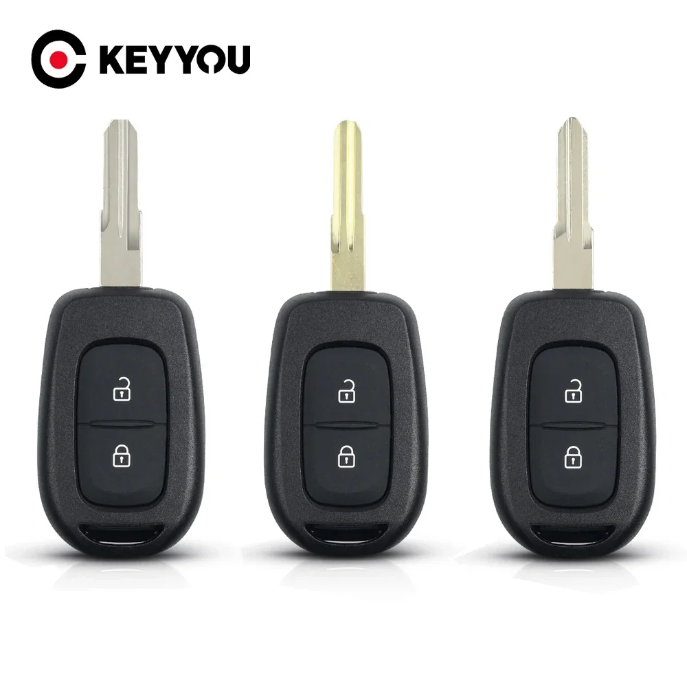 KEYYOU 2BTN корпус автомобильного ключа дистанционного управления для Renault Sandero Dacia ...