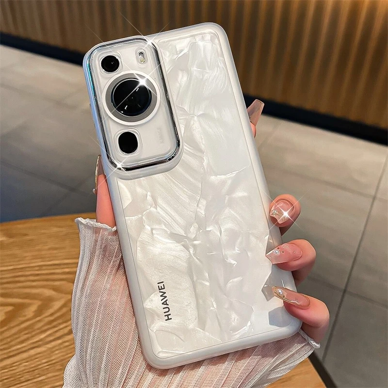 Чехол для Huawei P60 Pro, мягкий силиконовый прозрачный чехол из ТПУ ...