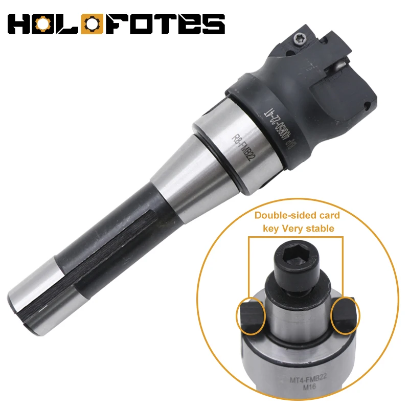 Morse Face Milling Tool Holder Kit MT3/MT4/R8 FMB22 M12/M16+Face Mill ...