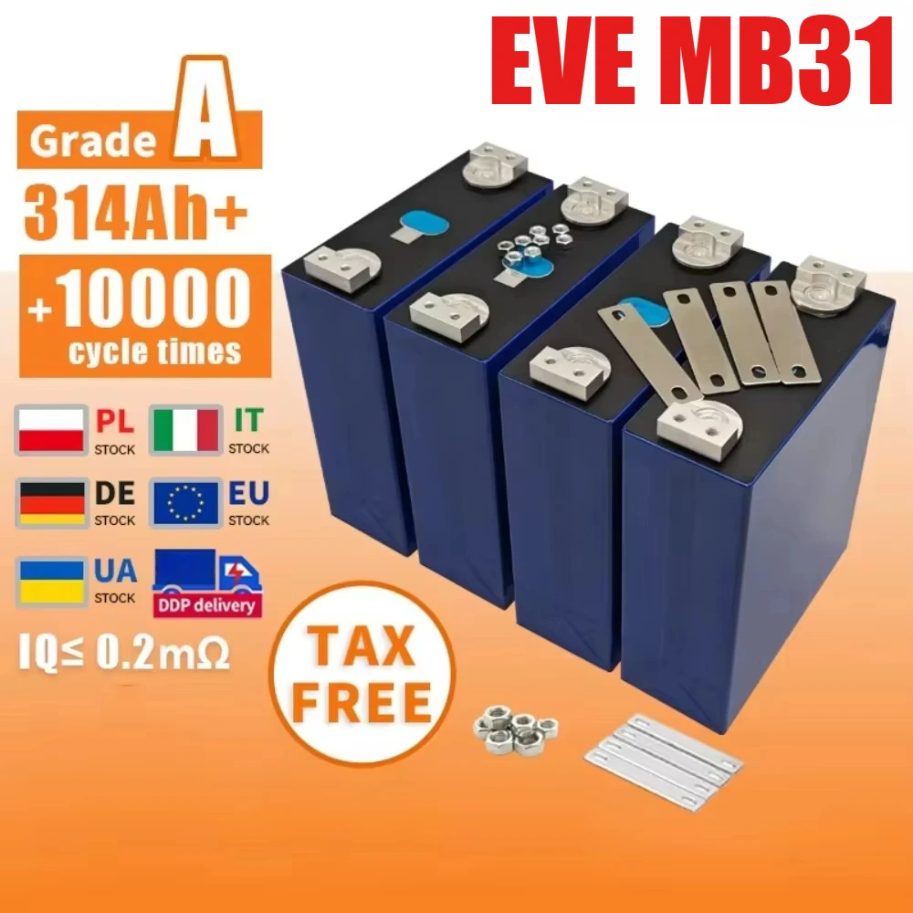 Аккумулятор LiFePO4 EVE MB31 314 Ач 3,2 В | AliExpress