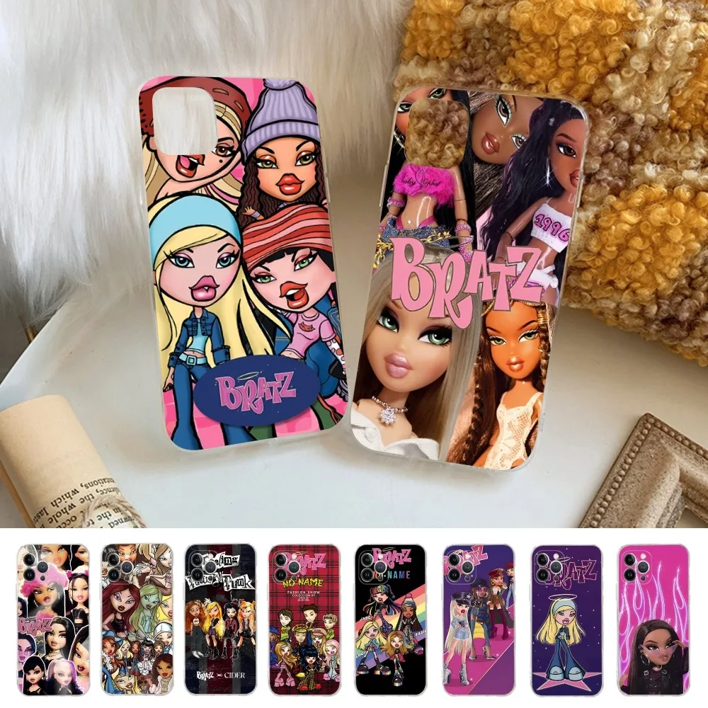 Cute Bratz Doll Phone Case For IPhone 16 15 8 7 6 6S Plus X SE XR XS 14 ...