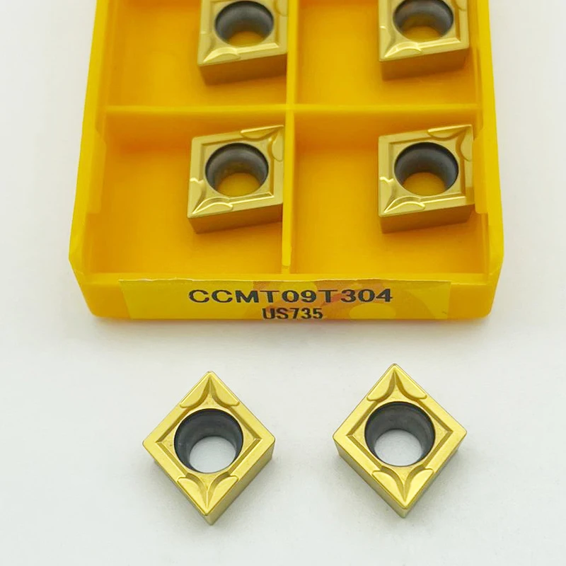 CCMT060204 CCMT09T304 CCMT09T308 VP15TF UE6020 US735 Твердосплавные вставки CCMT Токарный станок ...