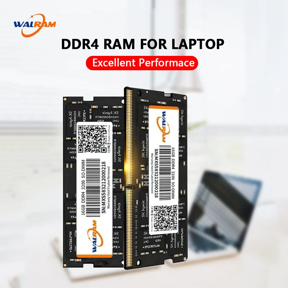 Оперативная память WALRAM DDR4 для ноутбуков 16 ГБ 8 ГБ 4 ГБ 3200 МГц ...