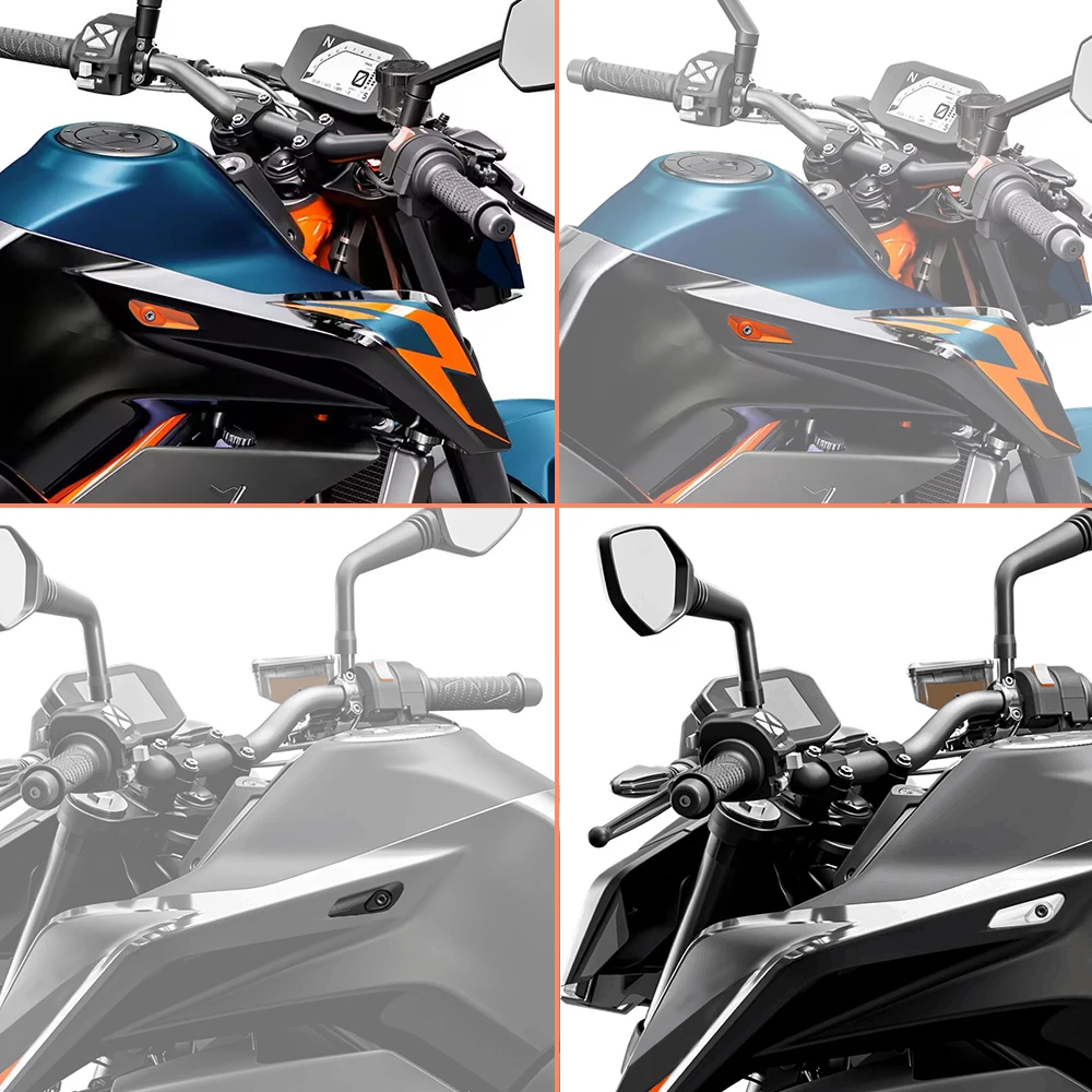 For 890 DUKER DUKE R duke 890 2021 2022 2023 2024 Motorcycle Tank Tabs ...