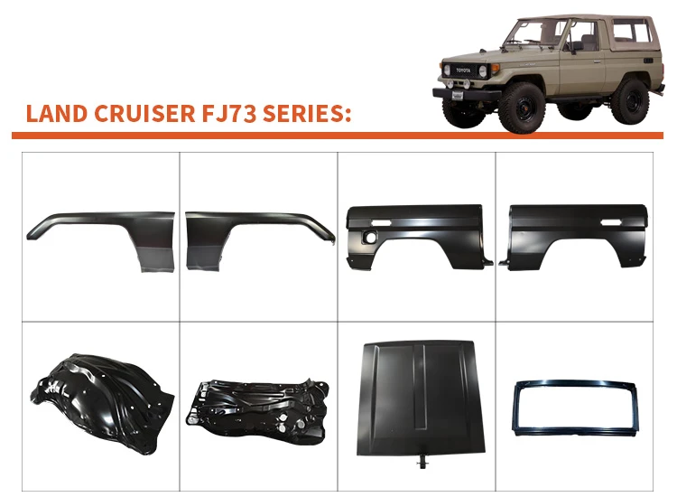 Стальная боковая панель, заднее крыло для Land Cruiser FJ73 LC73 HZJ73 ...
