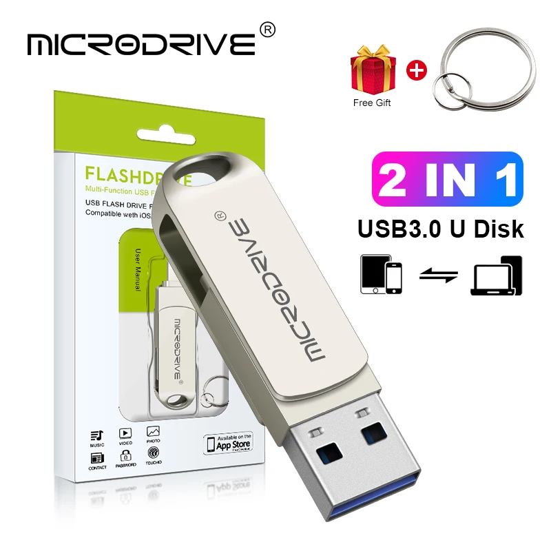 MicroDrive PG0G064G11 металлический флэш-накопитель USB3.0 32/64/128/256 ГБ | AliExpress
