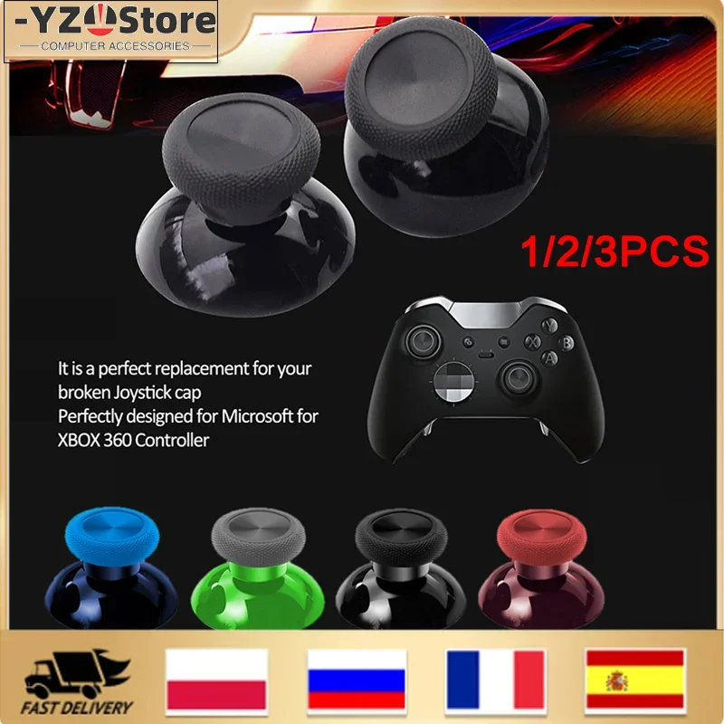 1/2/3PCS Non-slip 3d Analog Joystick Thumbstick Gamepad Button Game ...