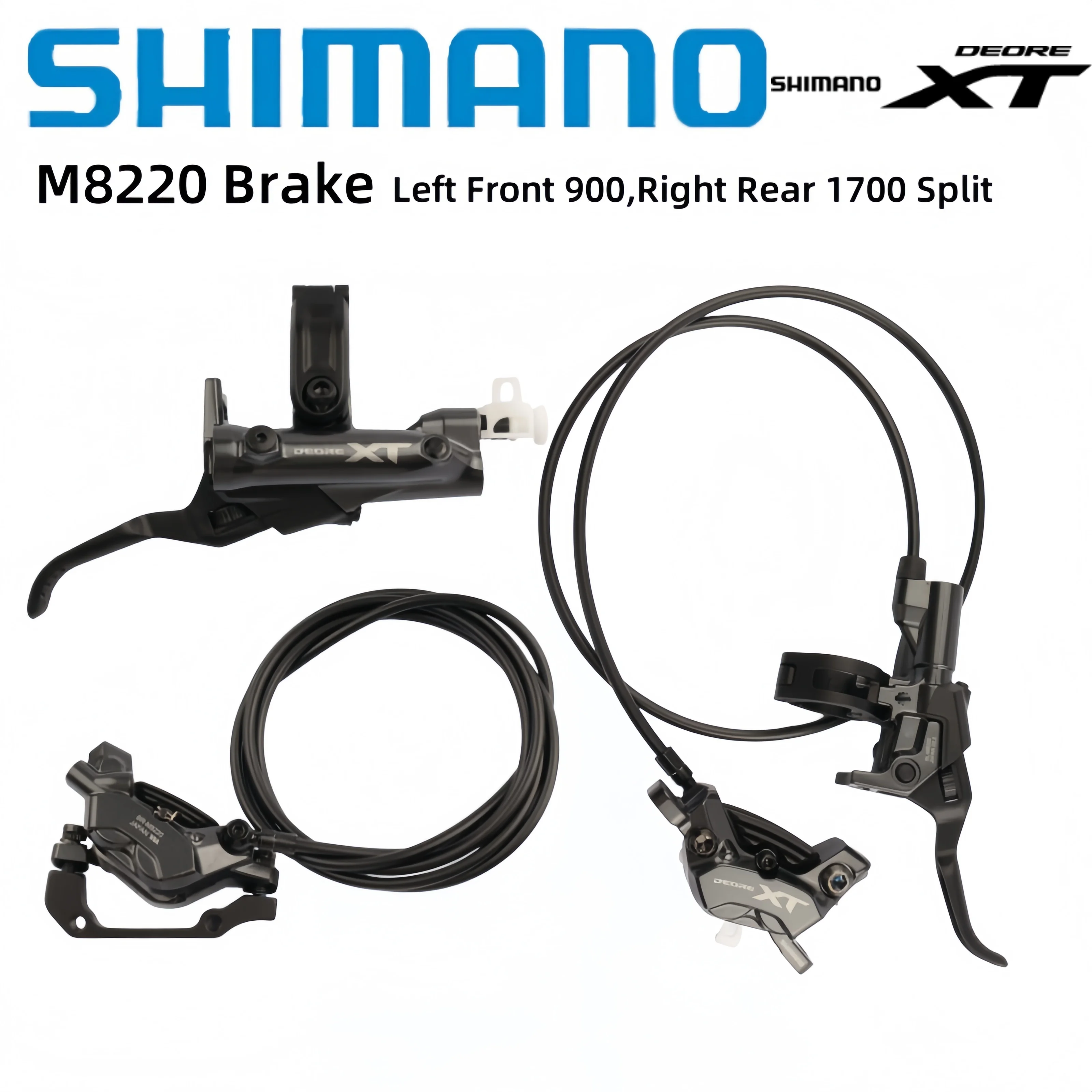 Shimano Deore XT M8220 Тормозная система с 4 поршнями BL-M8200 BR-M8220 ...