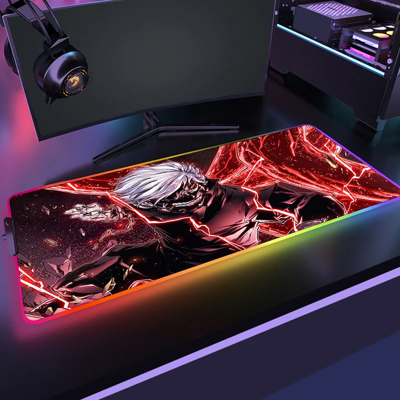 Коврик для мыши BITCED Anime Tokyo Ghoul RGB | AliExpress