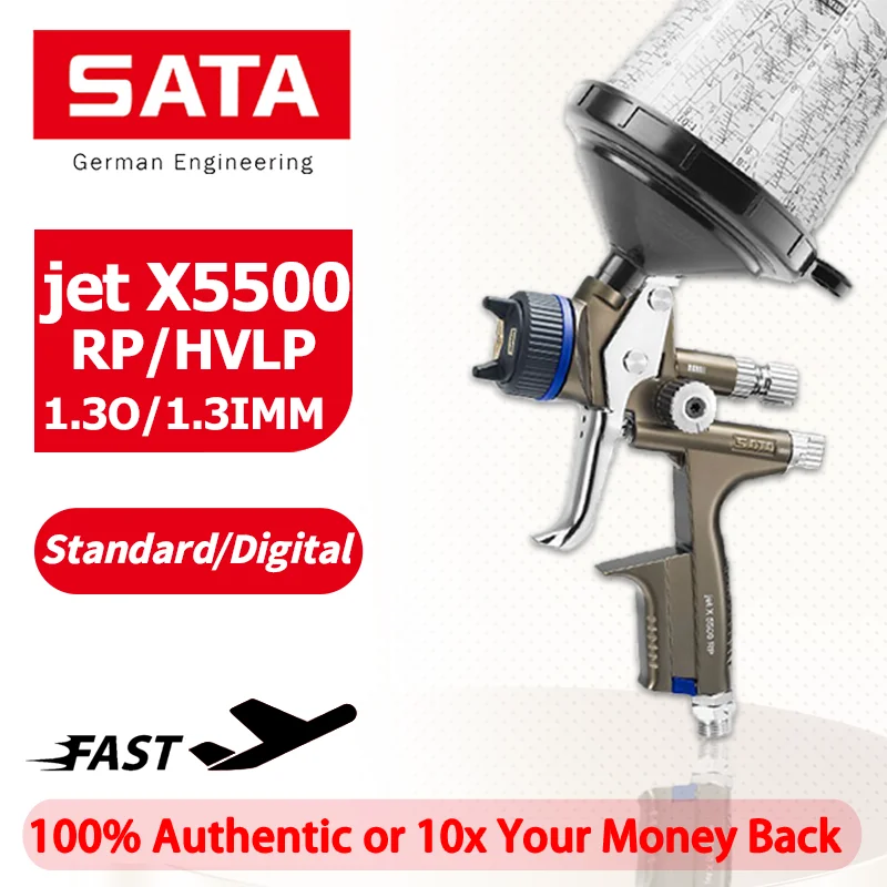 Профессиональный распылитель краски SATA jet X5500RP/HVLP | AliExpress