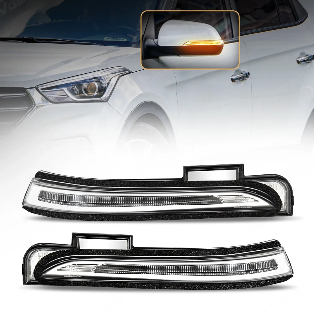 Левый/правый для Hyundai ix25 Creta 2015-2019, боковое зеркало заднего ...