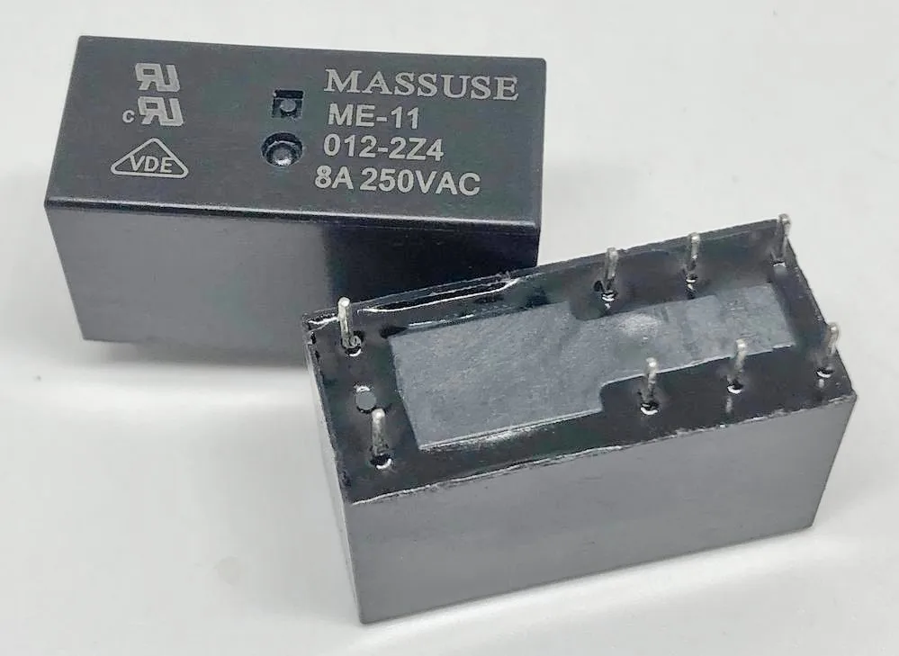 Новое реле ME-11 012-2Z4 (115F-2C-12V-8A), 8 контактов | AliExpress