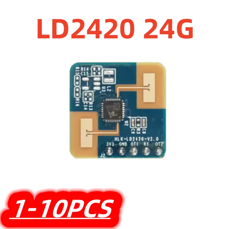 1-10 шт. LD2420 24G радарный датчик миллиметровой волны ...