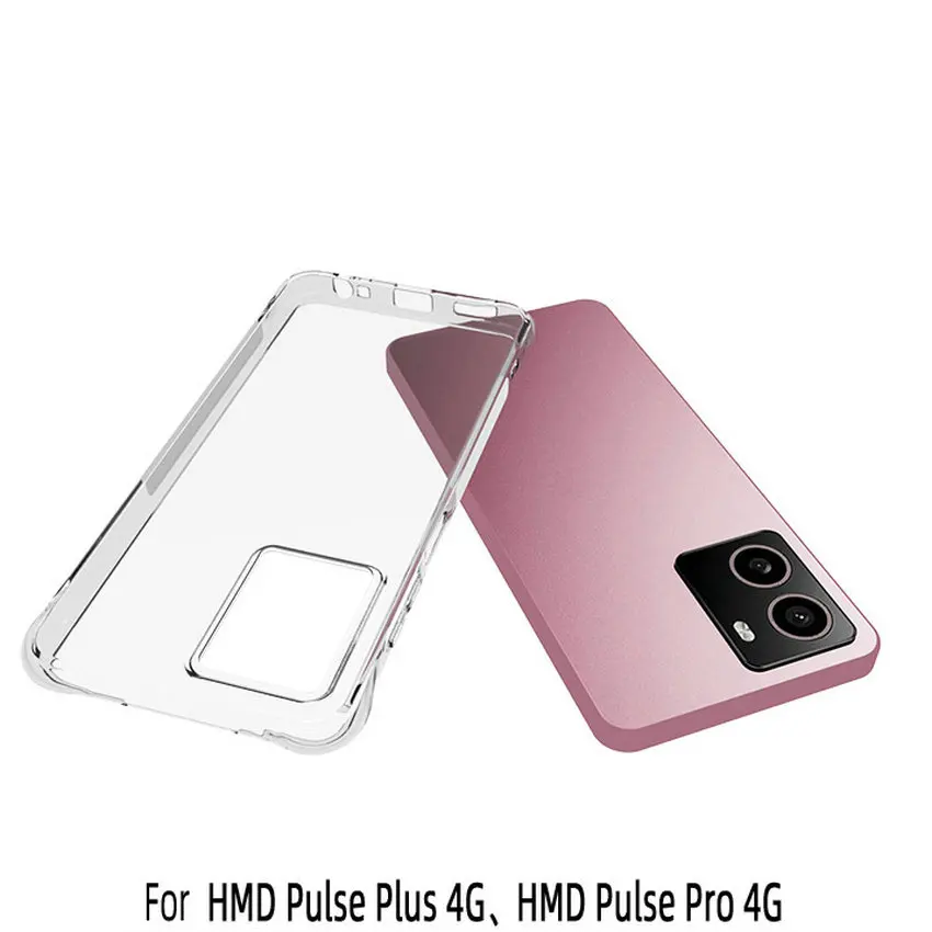 Для HMD Pulse Plus 4G HD Clear TPU Soft чехол, противоударный гель из ТПУ для HMD Pulse Pro 4G ...